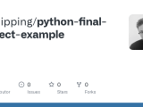 Github Noclipping Python Final Project Example