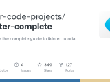 Tkinter Complete Readme Md At Main Clear Code Projects Tkinter