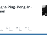 Github Lesaght Ping Pong In Python