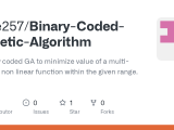 Github Blue257 Binary Coded Genetic Algorithm A Binary Coded Ga To