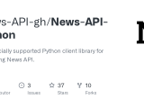 Github News Api Gh News Api Python Our Officially Supported Python