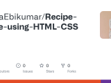 Github Lydiaebikumar Recipe Page Using Html Css