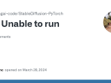 Unable To Run Issue 12 Explainingai Code Stablediffusion Pytorch