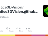 Github Practice3dvision Practice3dvision Github Io My Personal Page