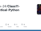 Github Commando2406 Class11 Practical Python