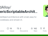 Github Solidalloy Genericscriptablearchitecture Scriptableobject