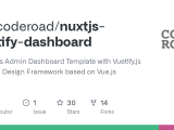Github Devcoderoad Nuxtjs Vuetify Dashboard A Nuxt Js Admin