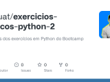 Github Sabuat Exercicios Basicos Python 2 Arquivos Dos Exercícios Em