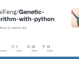 Github Jiaruifeng Genetic Algorithm With Python Using Python To