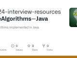 Github Dev24 Interview Resources Thealgorithms Java All Algorithms