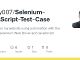 Github Saify007 Selenium Javascript Test Case Sign In On My Website