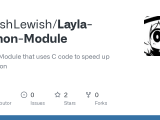 Github Jewishlewish Layla Python Module Python Module That Uses C
