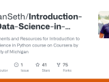 Github Sayanseth Introduction To Data Science In Python Assignments