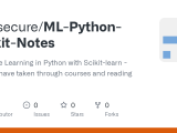 Github Op Secure Ml Python Scikit Notes Machine Learning In Python