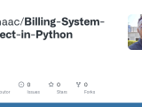 Github Monaac Billing System Project In Python