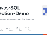 Github Avuvos Sql Injection Demo A Simple Website To Demonstrate Sql