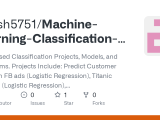 Github Harsh5751 Machine Learning Classification Supervised Projects