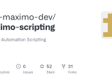 Github Ibm Maximo Dev Maximo Scripting Maximo Automation Scripting
