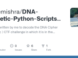 Github Omemishra Dna Genetic Python Scripts Ctf A Code Written By Me
