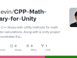 Github Inanevin Cpp Math Library For Unity A Native C Library With