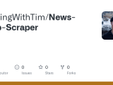 Github Codingwithtim News Web Scraper