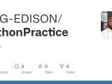 Github Eng Edison Pythonpractice Practice