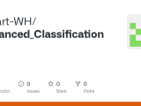 Github Stuart Wh Advanced Classification