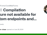 Compilation Feature Not Available For Custom Endpoints And Httphandlers