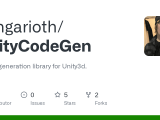 Github Vengarioth Unitycodegen A Code Generation Library For Unity3d