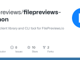 Github Filepreviews Filepreviews Python Python Client Library And