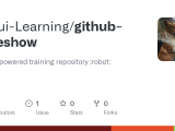 Github Yurui Learning Github Slideshow A Robot Powered Training