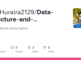 Github Abuhuraira2129 Data Structure And Algorithm Code Dsa Code For
