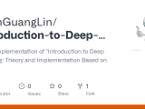 Github Qianguanglin Introduction To Deep Learning Based On Python