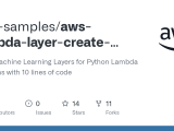 Github Aws Samples Aws Lambda Layer Create Script Build Machine