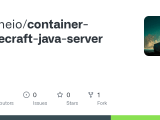 Github Docheio Container Minecraft Java Server