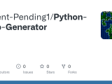 Github Patent Pending1 Python Map Generator