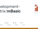 Github Development Matrix Mbasic