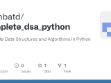 Github Combatd Complete Dsa Python Complete Data Structures And