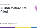 Css Feature Not Polyfilled Issue 1165 Csstools Postcss Plugins