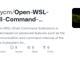Github 2catycm Open Wsl Shell Command Extensions The Open Wsl Shell
