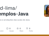 Github Amd Lima Exemplos Java Exemplos E Anotações Das Aulas De Java