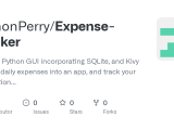Github Pythonperry Expense Tracker This Is A Python Gui