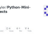 Github Pmtyler Python Mini Projects
