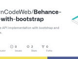Github Learncodeweb Behance Api With Bootstrap Behance Api