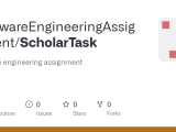 Github Softwareengineeringassignment Scholartask Software