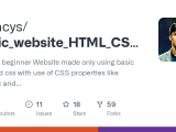 Github Numcys Basic Website Html Css Only This Is A Beginner Website
