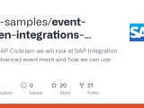 Github Sap Samples Event Driven Integrations Codejam In This Sap