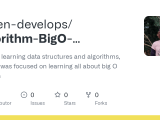 Github Ashen Develops Algorithm Bigo Examples Day 2 Of Learning Data
