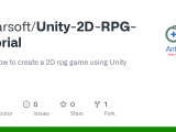 Github Antarsoft Unity 2d Rpg Tutorial Learn How To Create A 2d Rpg