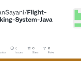 Github Aliyansayani Flight Booking System Java